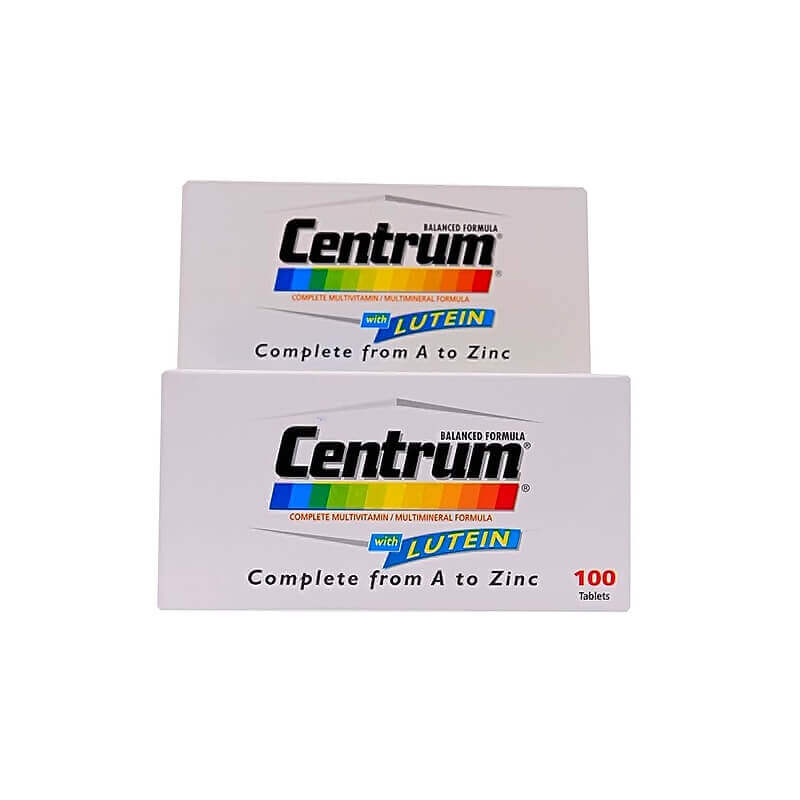 Centrum With Lutein Tabs 100's multivitamin – Yalladeal