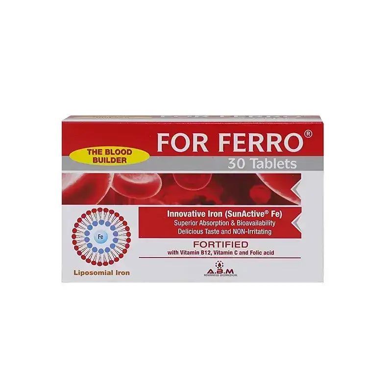 For Ferro 30 Tabs Iron For Anemia – Yalladeal